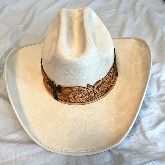 chida frida | Accessories | Light Beige Cowboy Hat | Poshmark